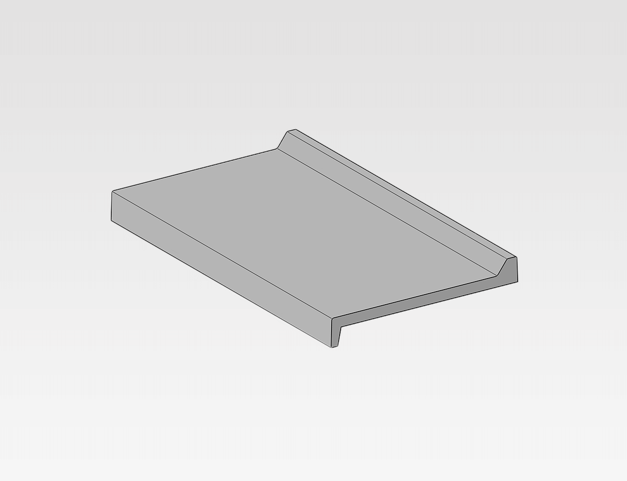 Window Sill Rebate: Slim Sills with Ideal Water Drainage - Holonite